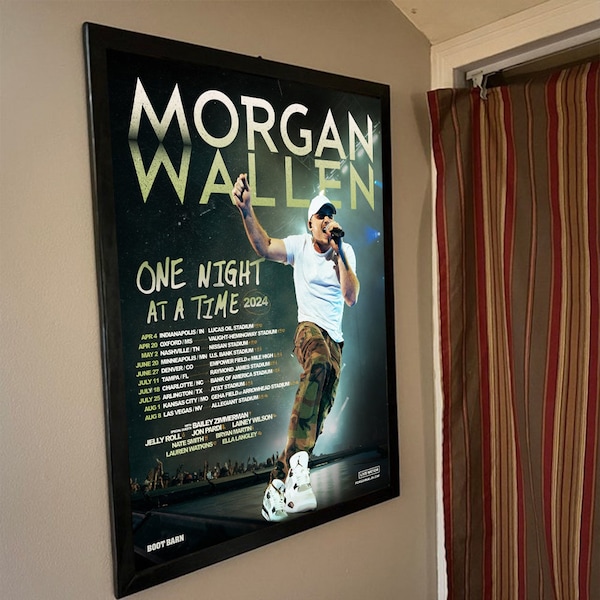 Morgan Wallen Tour Poster - Etsy