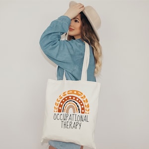 OT Tote Bag, Occupational Therapist Tote Bag, Occupational Therapy ...