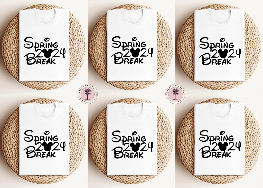 2024 Spring Break Disney Shirts, Matching Disney Family Shirt, 2024 ...