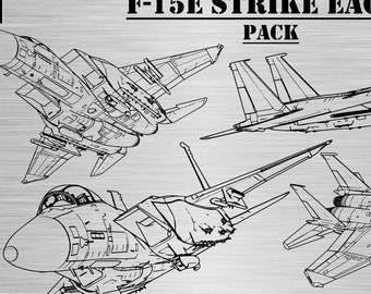 f 15 strike eagle drawing