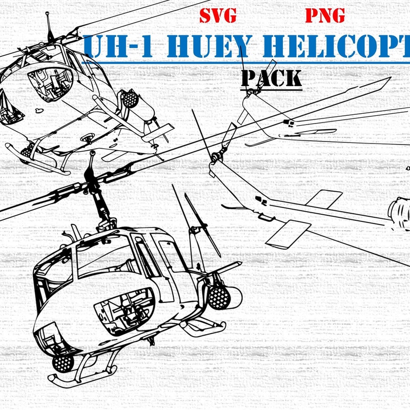 Uh 1 Huey Iroquois - Etsy UK