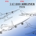 747-800 Airliner Aircraft Pack (SVG & PNG Formats) Digital Civilian ...