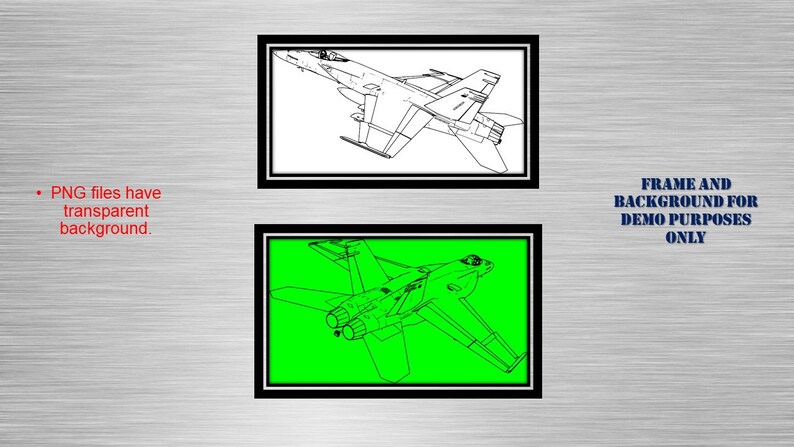 F/A-18E Hornet Aircraft Pack SVG & PNG Formats Digital Military ...