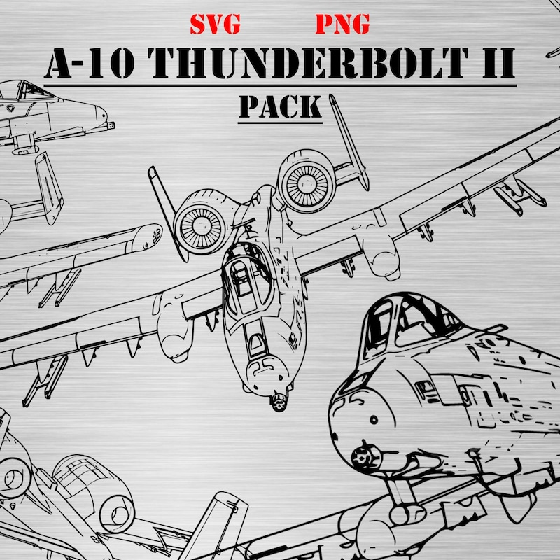 A10 Warthog Svg - Etsy