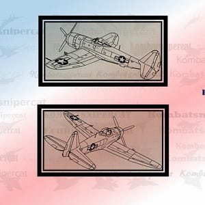 Republic P-47D Thunderbolt Aircraft Collection (SVG & PNG Formats ...