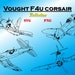 Vought F4U Corsair Aircraft Collection (SVG & PNG Formats) Digital ...