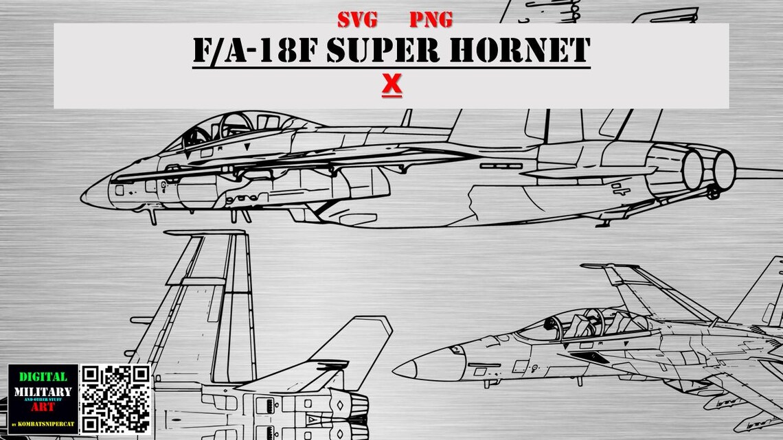 F/A-18F Super Hornet SVG & PNG Formats. EXTRA Pack. Digital Military ...