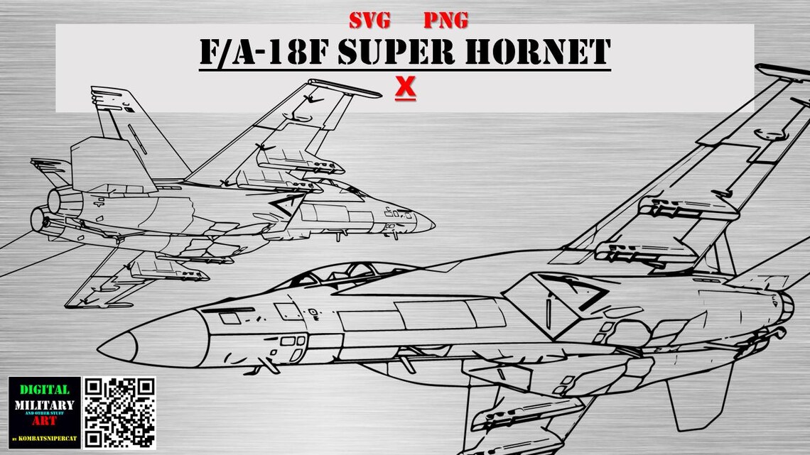 F/A-18F Super Hornet SVG & PNG Formats. EXTRA Pack. Digital Military ...