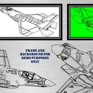 F-35C Lightning II Aircraft Pack (SVG & PNG Formats) Digital Military ...