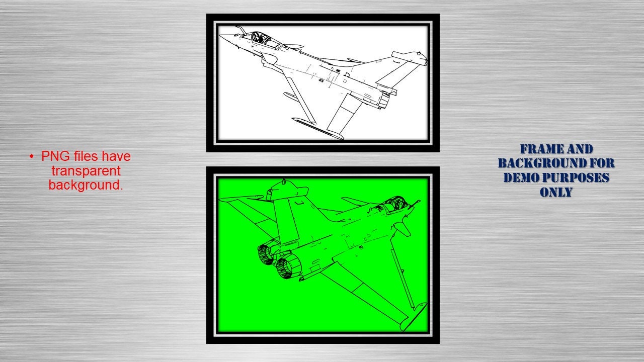 Dassault Rafale Aircraft Pack (SVG & PNG Formats) Digital Military ...