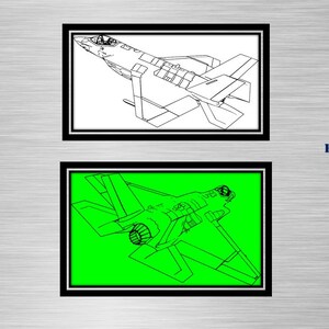 F-35C Lightning II Aircraft Pack SVG & PNG Formats Digital Military ...
