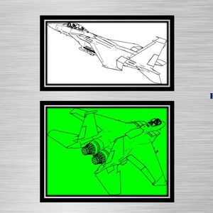 F-15E Strike Eagle Aircraft Pack SVG & PNG Formats Digital Military ...