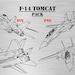 F-14 Tomcat Aircraft Pack (SVG & PNG Formats) Digital Military Drawings ...