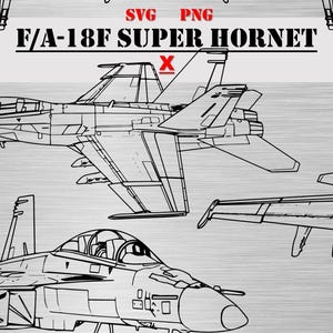 F/A-18F Super Hornet SVG & PNG Formats. EXTRA Pack. Digital Military ...