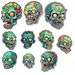 Undead Sticker Bundle Zombie Decals 70 PNG Digital Zombie Sticker Sheet ...