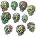 Undead Sticker Bundle Zombie Decals 70 PNG Digital Zombie Sticker Sheet ...