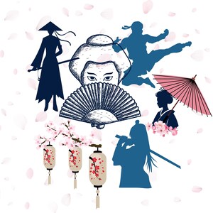 45 Japan Themed SVG Bundle Japan SVG Japan File for Cricut Kitsune Mask ...