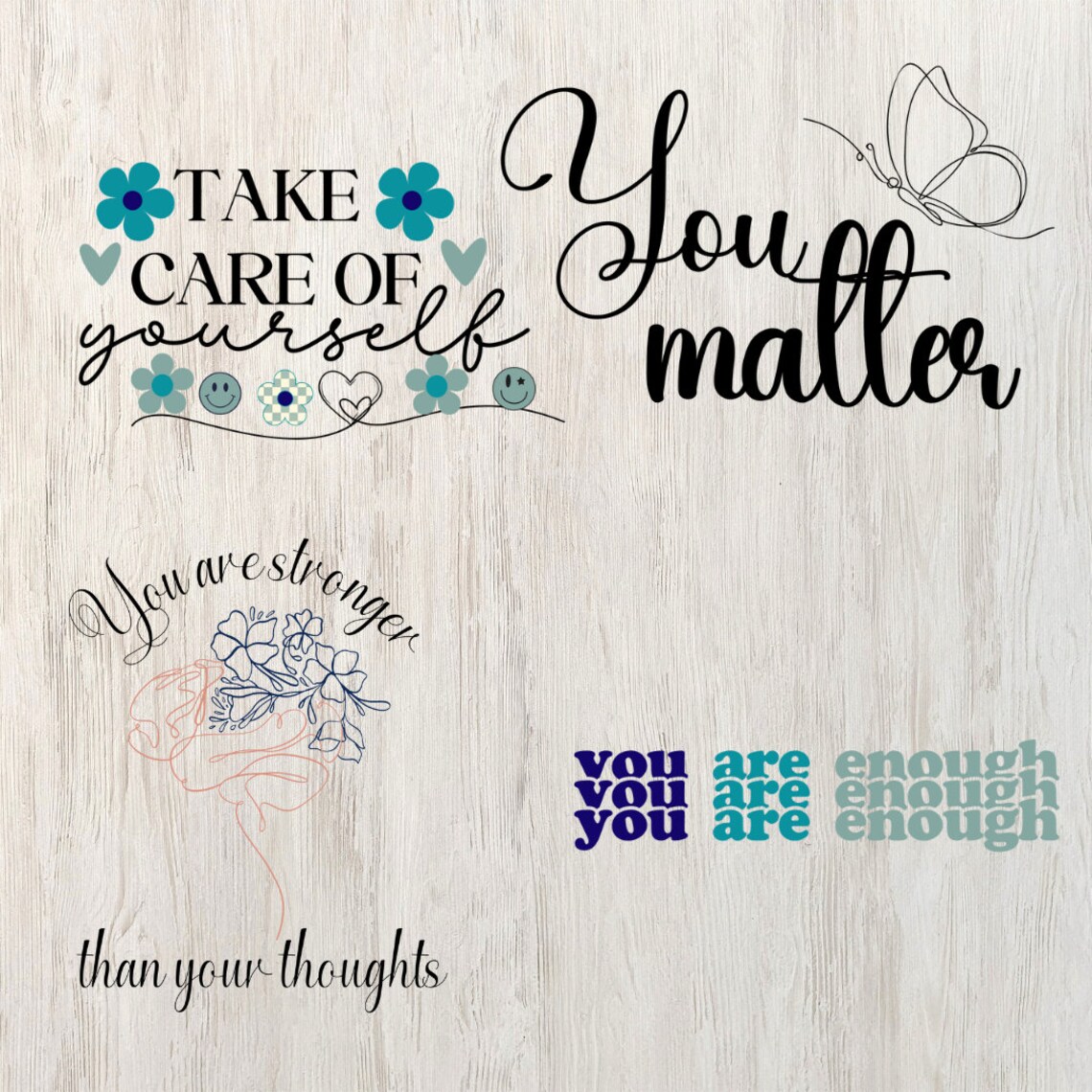 Mental Health Awareness Bundle SVG Mental Health Matters SVG - Etsy