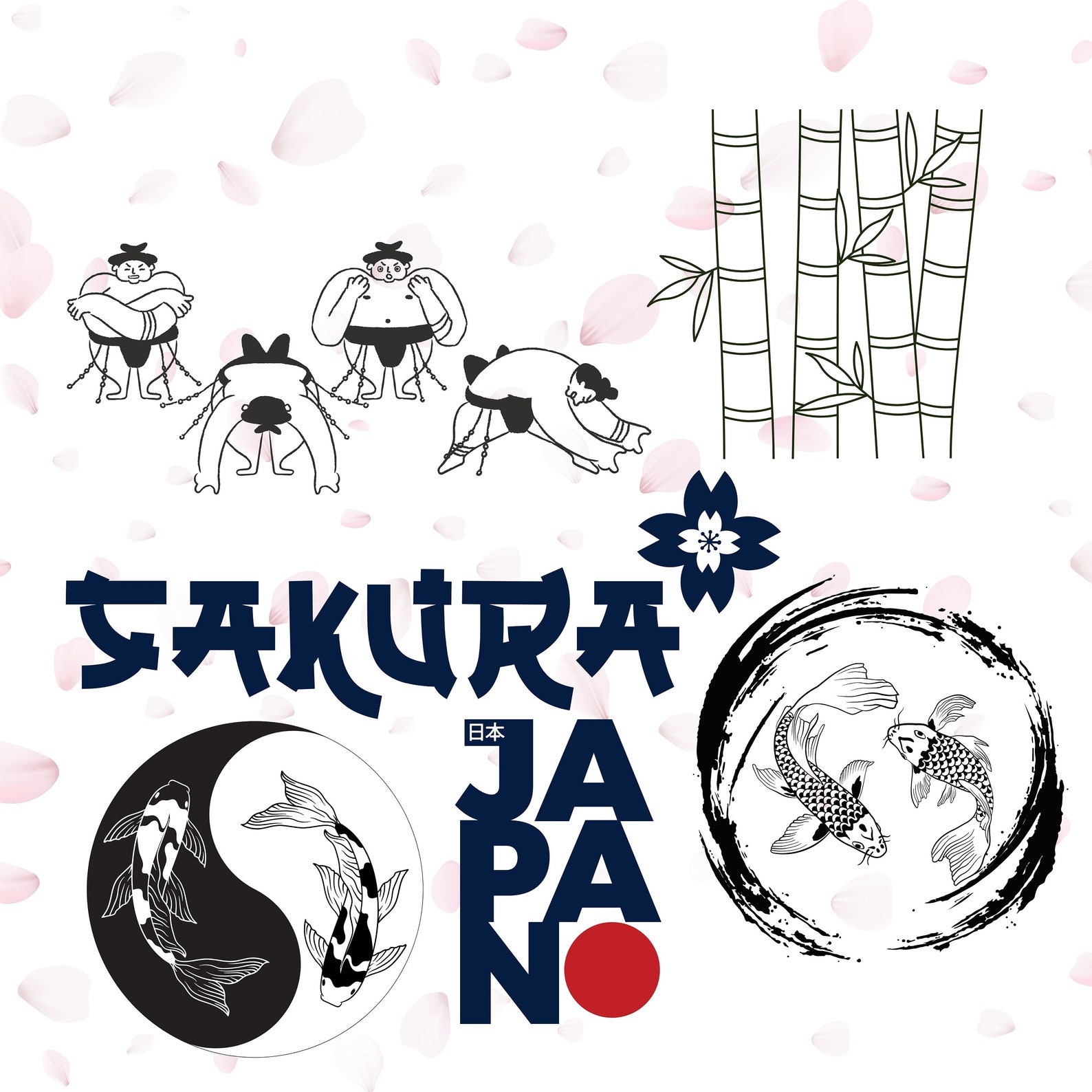45 Japan Themed SVG Bundle Japan SVG Japan File for Cricut Kitsune Mask ...
