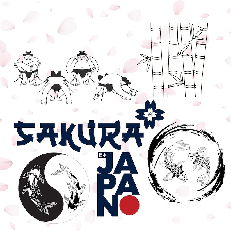 45 Japan Themed SVG Bundle Japan SVG Japan File for Cricut Kitsune Mask ...