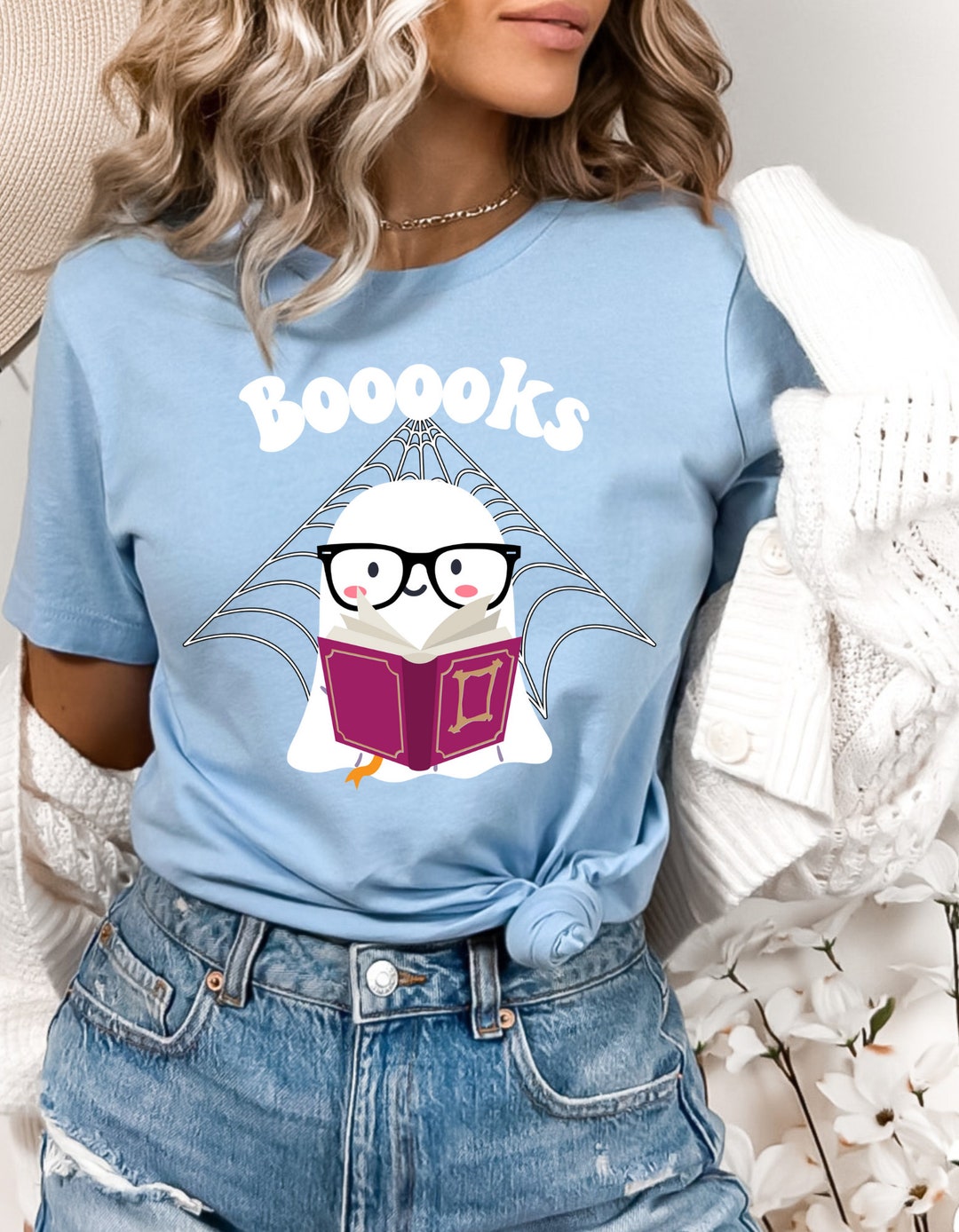 Bookworm Sublimation Ghost Books PNG Funny Ghost Book Nerd - Etsy