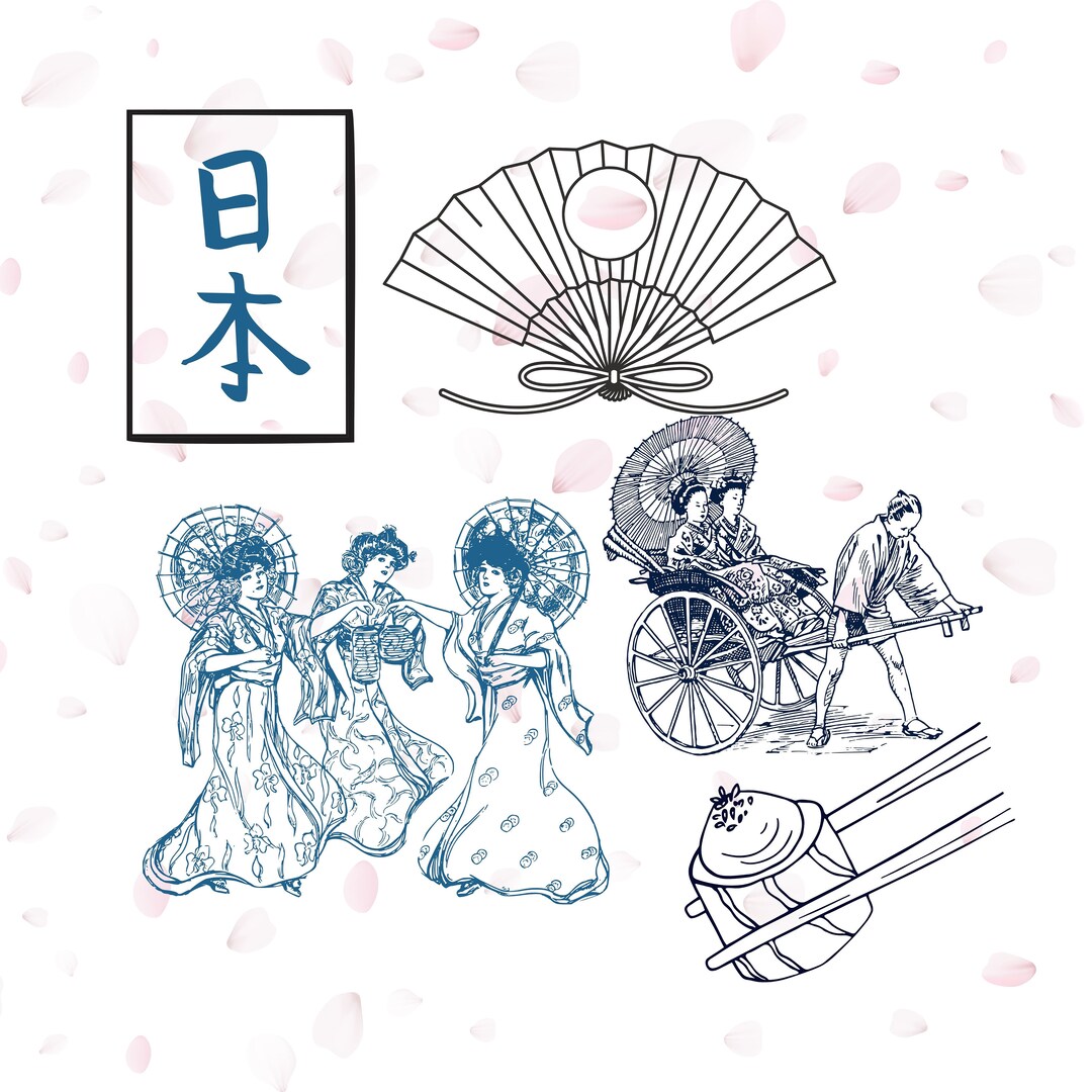 45 Japan Themed SVG Bundle Japan SVG Japan File for Cricut Kitsune Mask ...