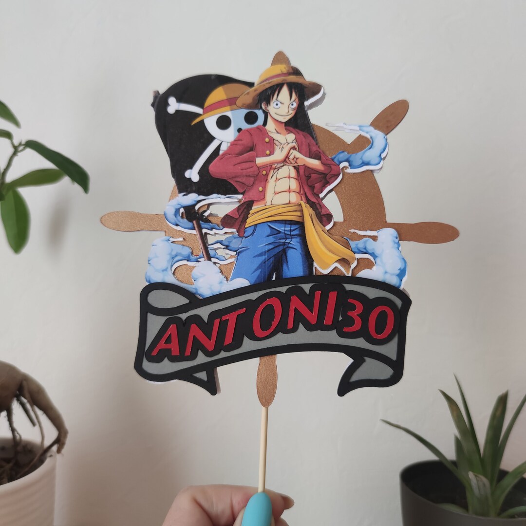 One Piece Anime Manga Cake Topper - Etsy