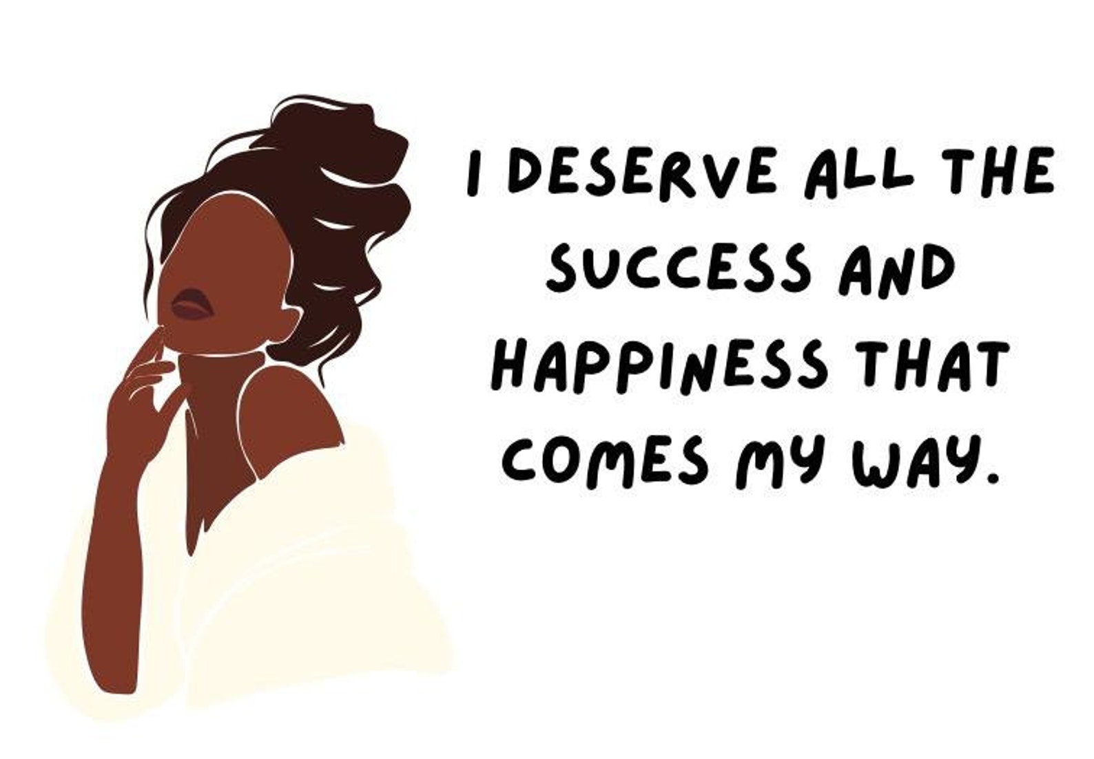25 Positive Affirmation Cards for Black Women - Etsy