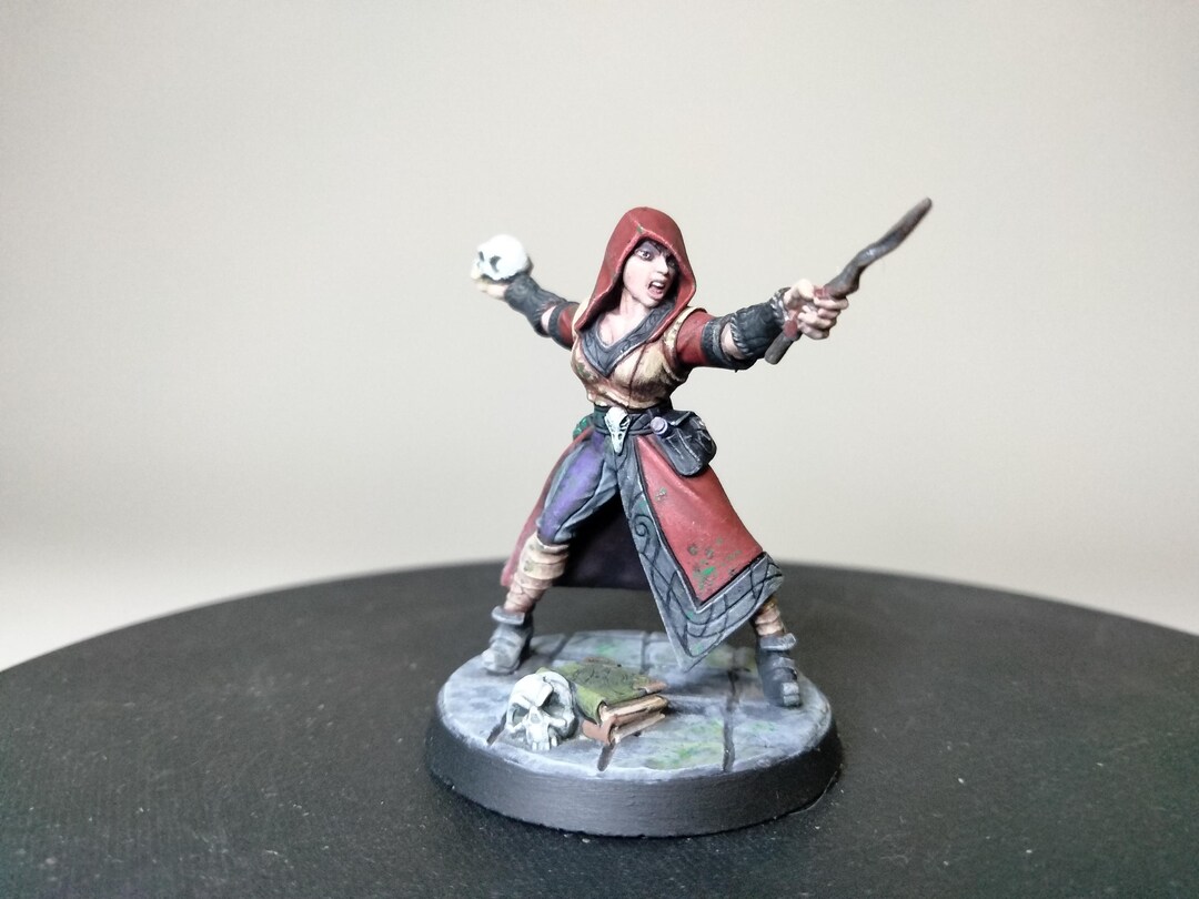 Necromancer - Hand Painted Miniatures - Dungeon and Dragons - Etsy