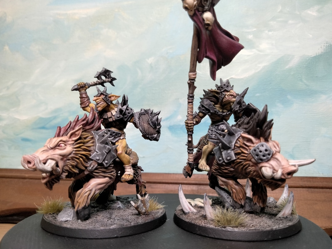 Goblin Riders Hand Painted D&D Miniatures - Etsy