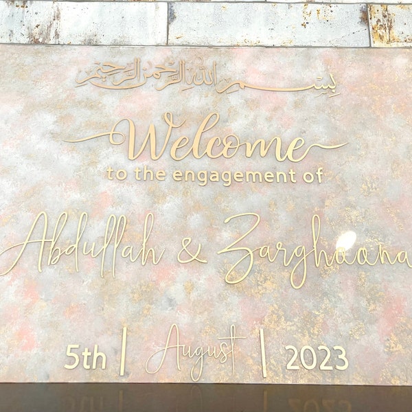 Bridal Shower Mirror Welcome Sign - Etsy