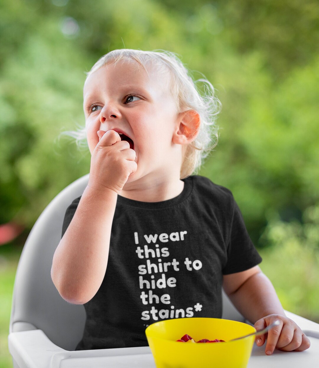 I Wear This Shirt to Hide the Stains. Baby Jersey Short Sleeve Tee - Etsy
