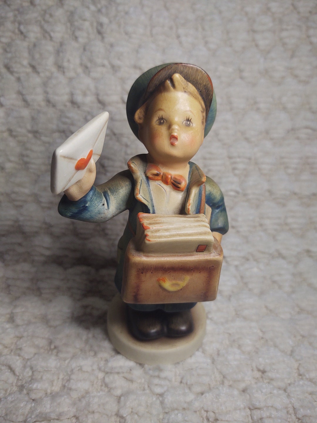 Hummel Sculpture, Postman, Mail Carrier, Vintage Hummel, Grannycore - Etsy