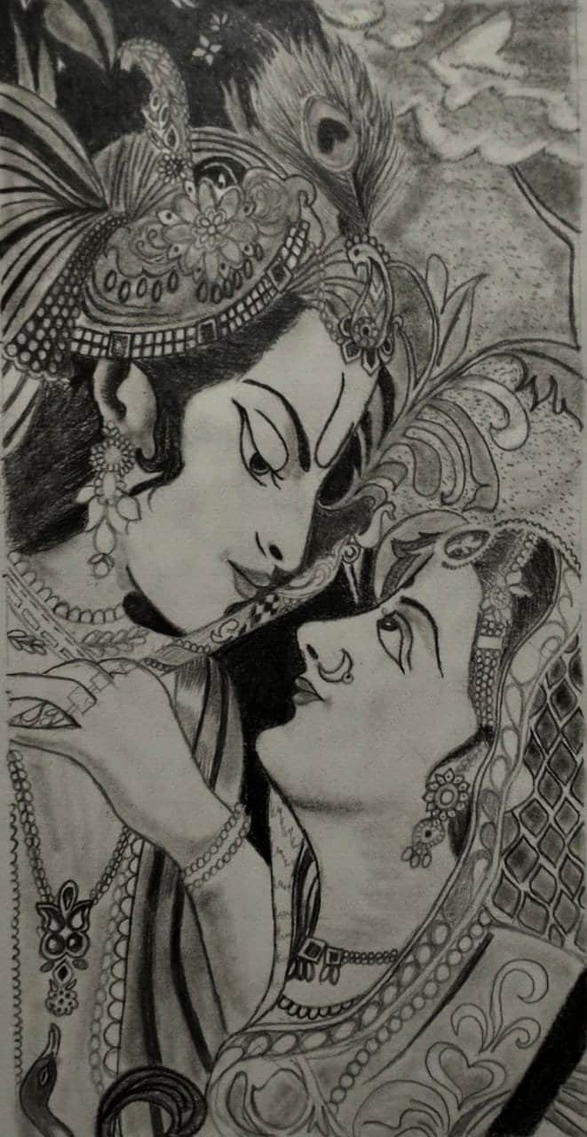 Lord Krishna Drawings Pencil