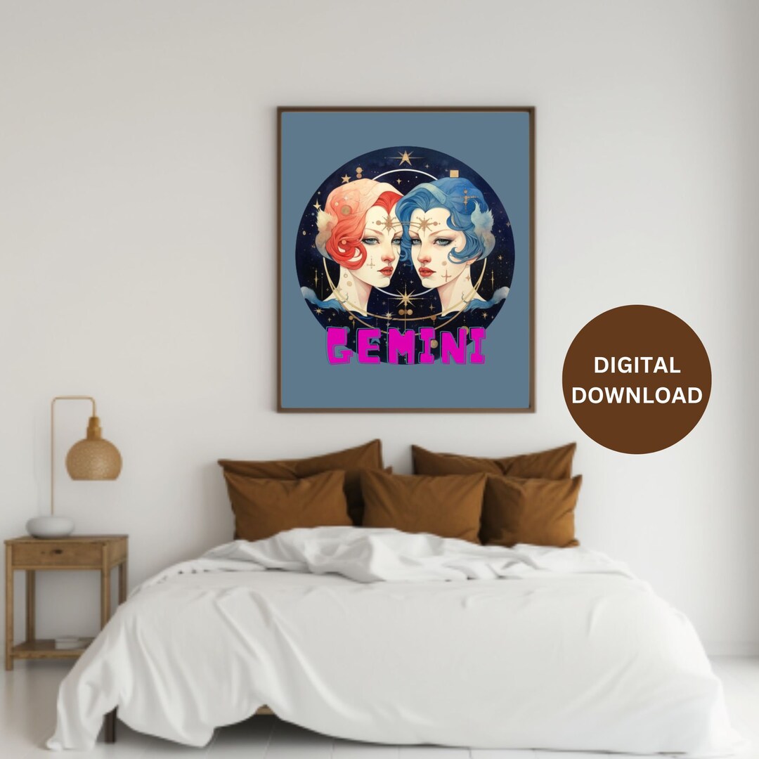 Smart Gemini printable Wall Art inspiration & Powerful all Occasions ...