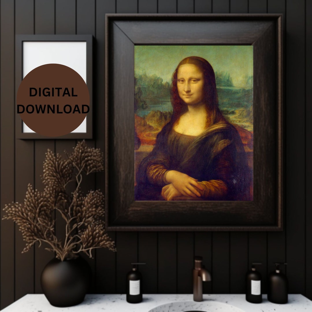 The Mona Lisa printable Wall Art inspiration & Powerful Gift for All ...