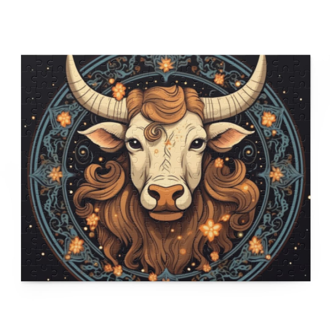 Jigsaw Puzzle-taurus Sign Gift astrology Horoscope 120, 252, 500-piece ...