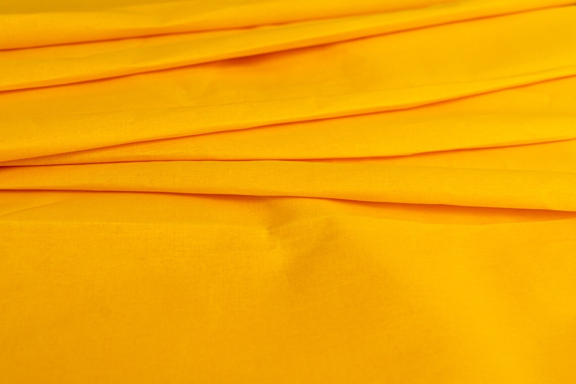 Solid Yellow Fabric - Shweshwe - Etsy