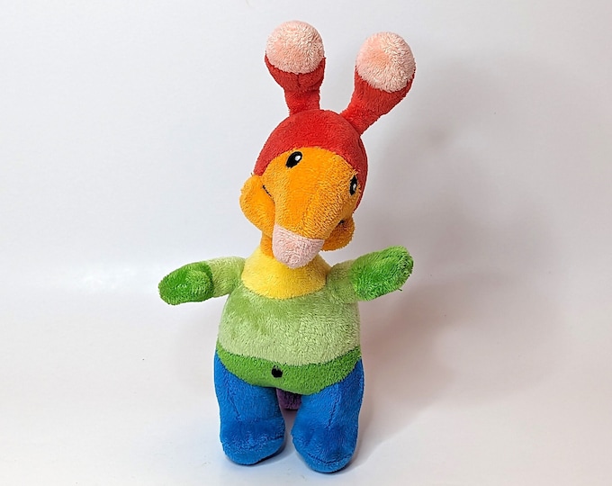 Neopets Series 4 Rainbow Blumaroo Plush 9'' 2008 Jakks Pacific Plushie ...