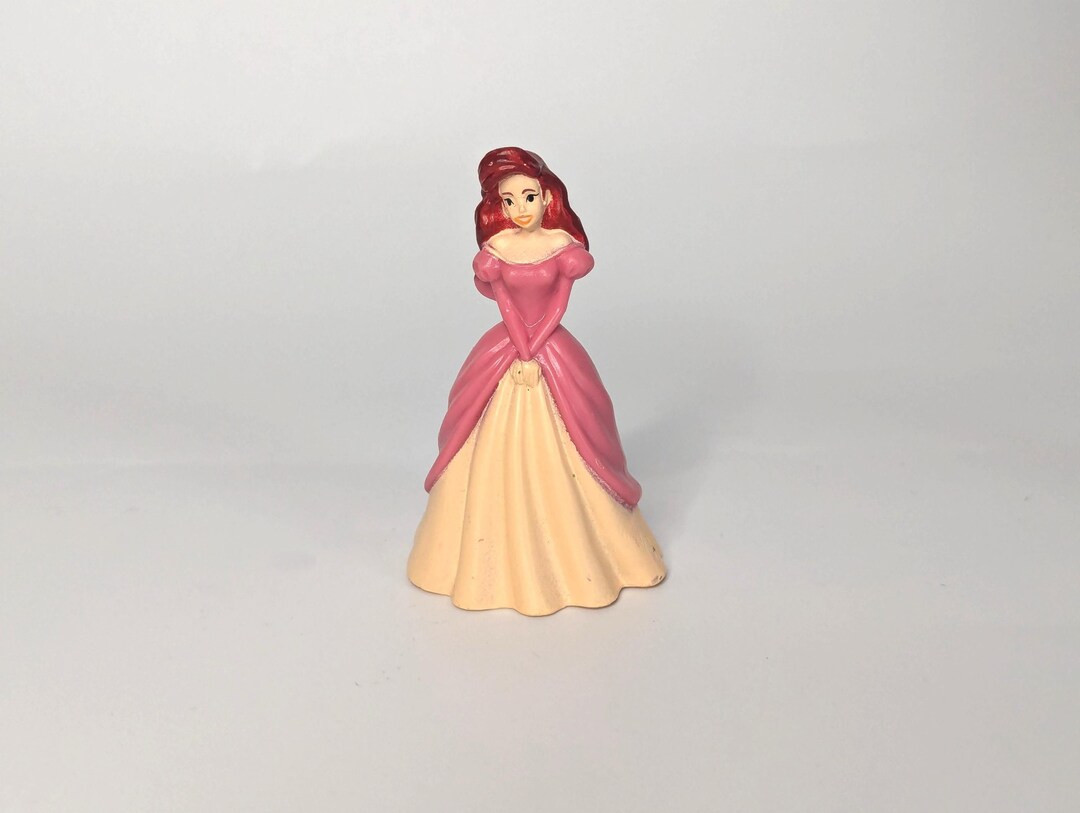 Disney Princess Ariel Little Mermaid Pink Formal Gown Dress PVC Toy ...