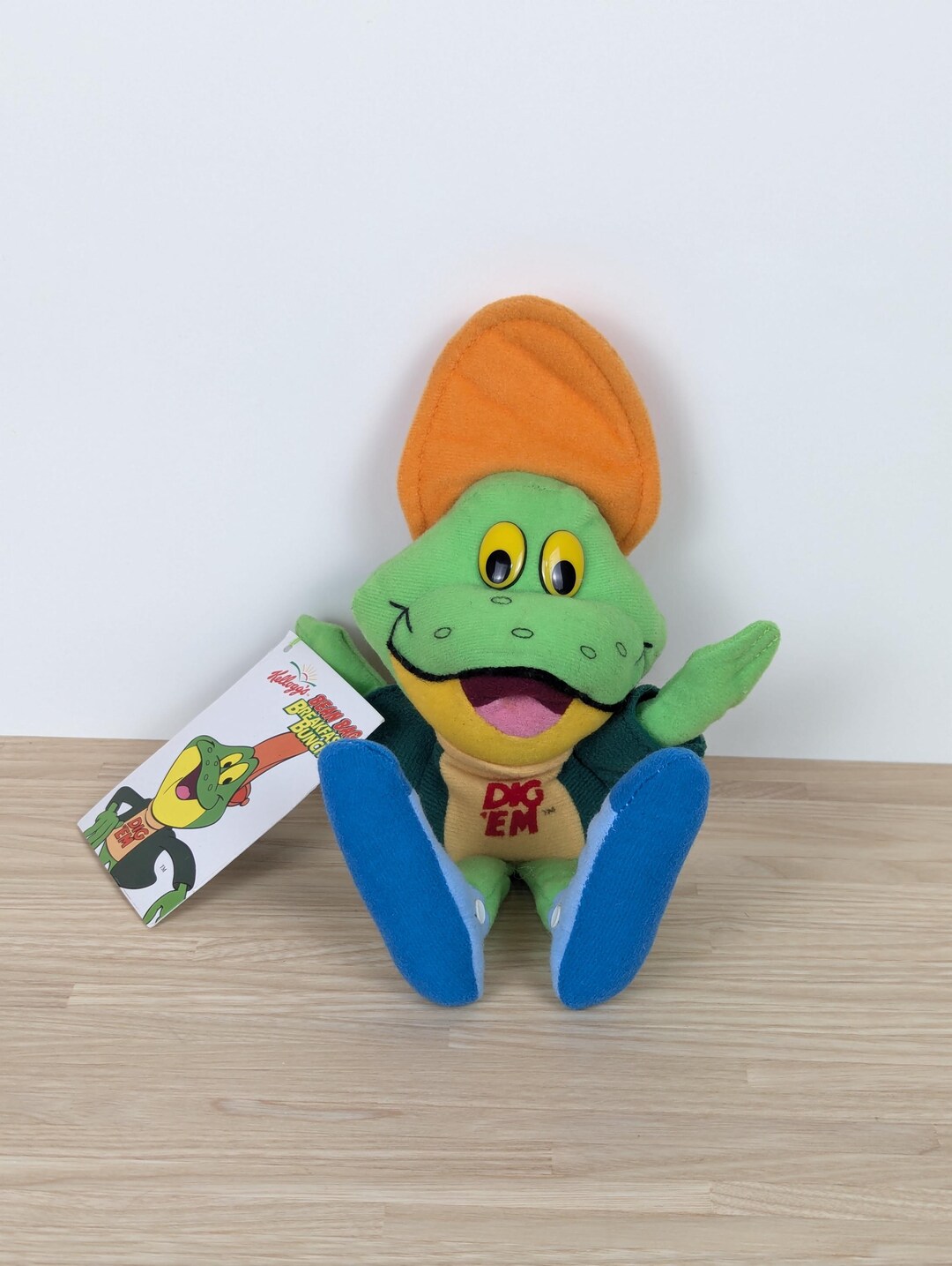 Dig 'em Frog Smacks 1997 Kellogg's Cereal Bean Bag Breakfast Bunch ...