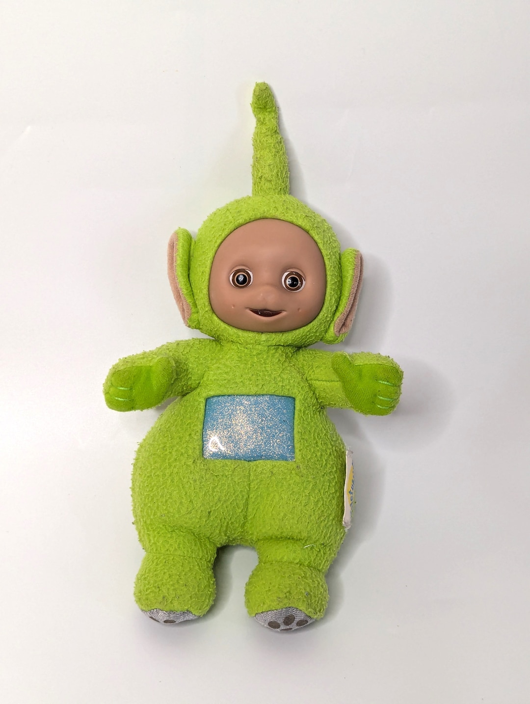 Vintage 1998 Teletubbies Dipsy Green Plush With Hard Plastic Face - Etsy