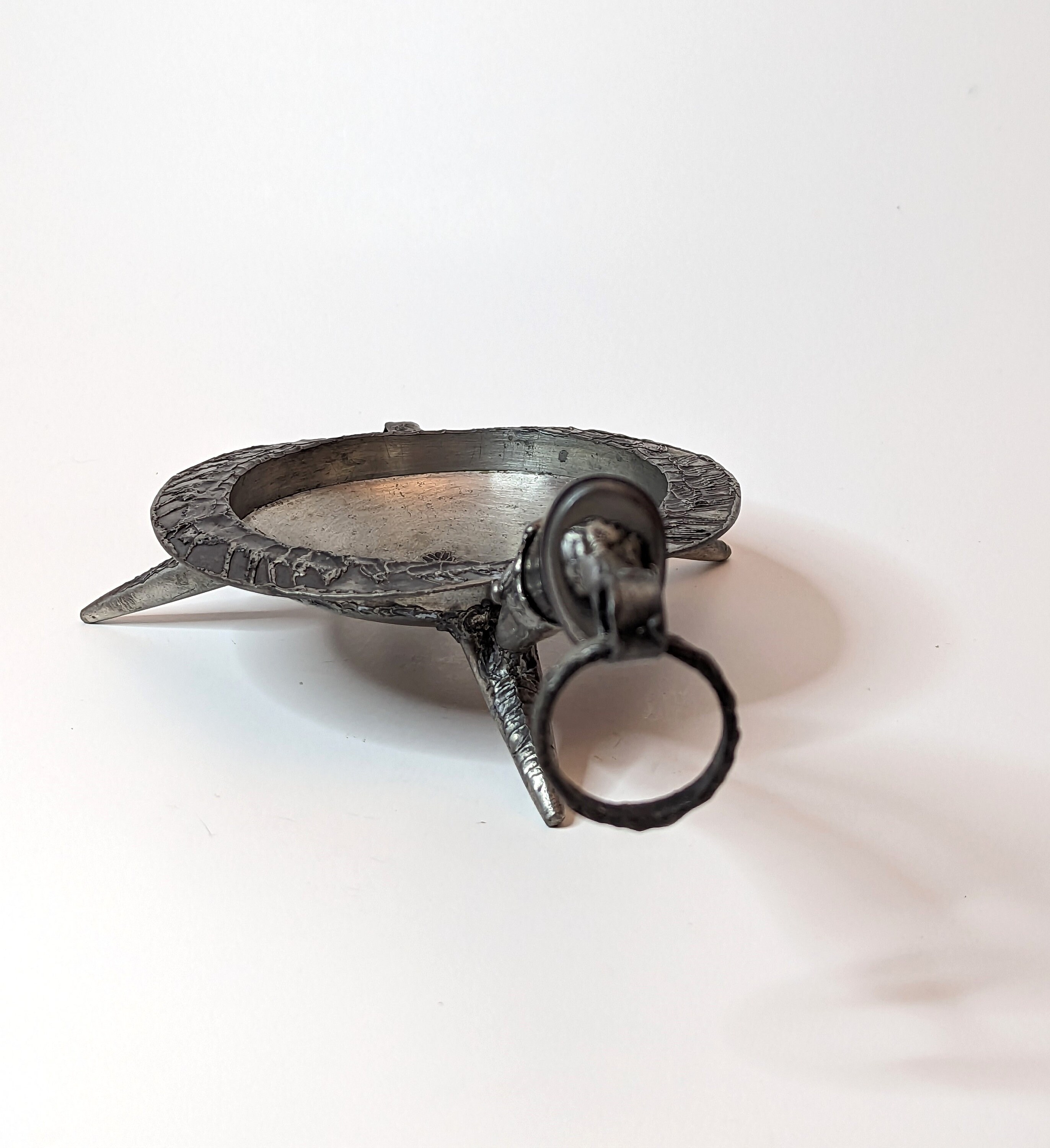 Vintage Terne Tinn Norway Viking Design Brazier Horn Handle - Etsy