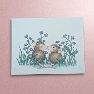 Vintage House Mouse Greetings Cards Choose a Card - Etsy