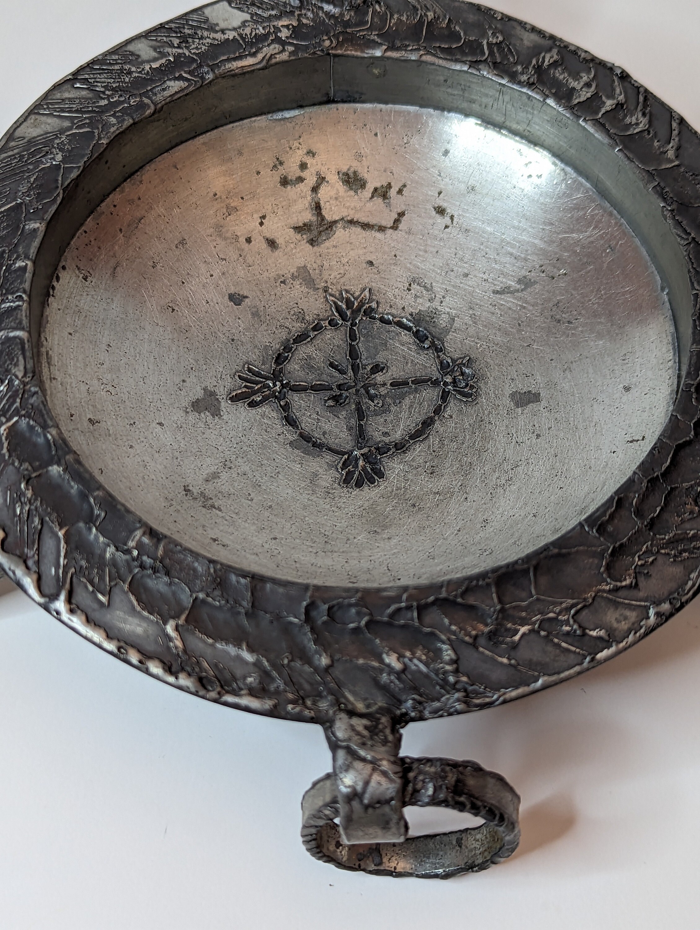 Vintage Terne Tinn Norway Viking Design Brazier Horn Handle - Etsy