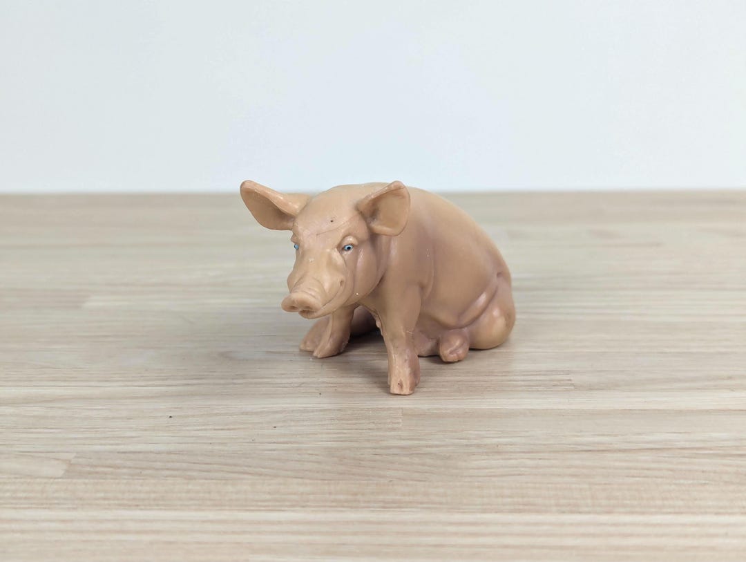 Vintage 1994 Schleich Pig Sow Sitting Hog PVC Plastic Toy Figure - Etsy