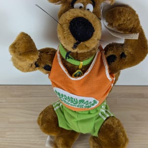 Vintage Cartoon Network Scooby-doo Workout Muscle Shirt Plush 12 ...