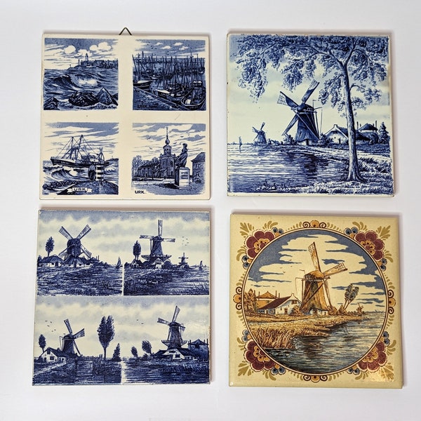 Blue Delft Tiles - Etsy