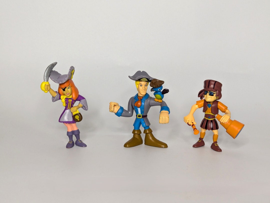 Scooby-doo Pirate PVC Figures Lot of 3 - Daphne, Fred, and Velma - Etsy