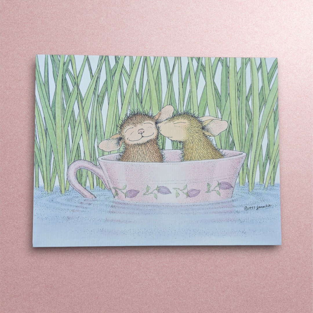 Vintage House Mouse Greetings Cards - Choose a Card - Etsy